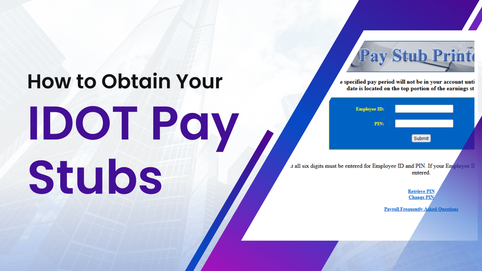 How to Obtain Your IDOT Pay Stubs?